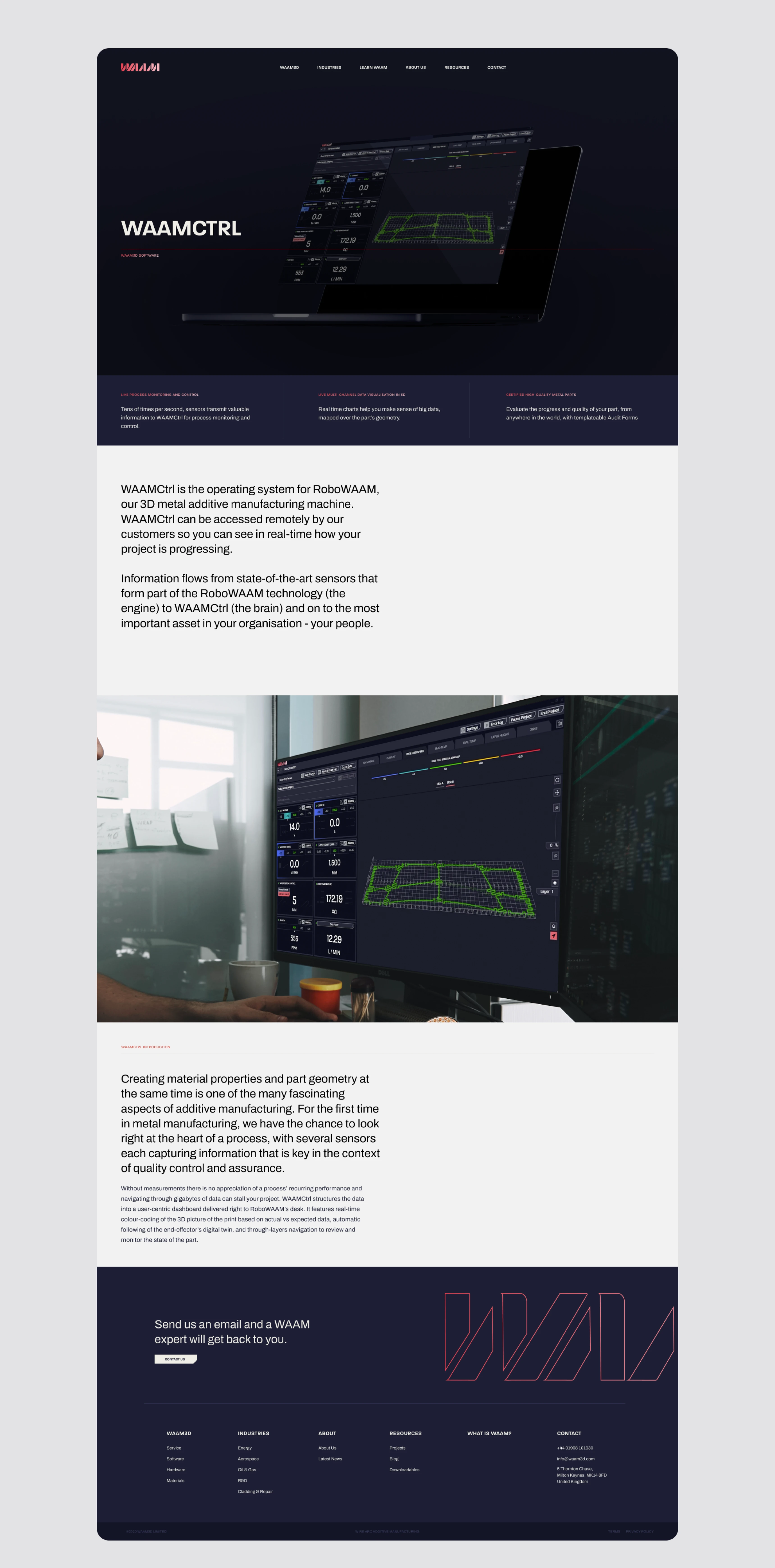 WAAM3D: Website | Seymourpowell